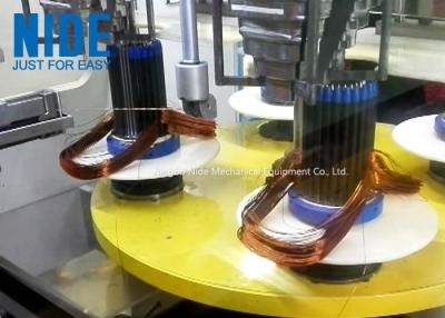 China Vertical Type Stator Automatic Coil Winding Machine With Double Heads for sale