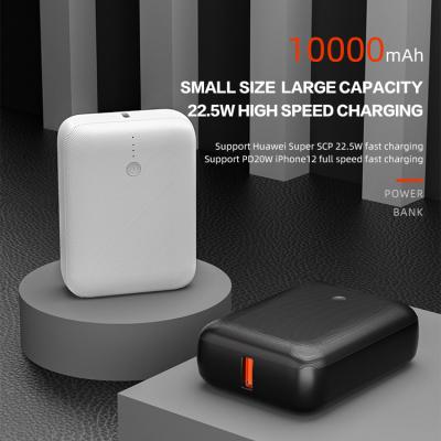 China 10000mAh Fast Charge Mini Power Bank OEM ODM Portable Dual Port 20W USB C for sale