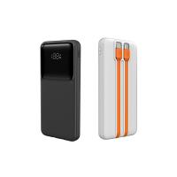 China 10000mAh Power Bank with Built-in USB C Cable and Adjustable Metal Stand for sale