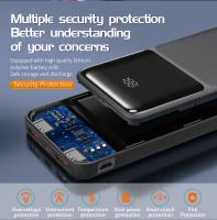 China 10000mAh Power Bank with Built-in USB C Cable and Adjustable Metal Stand for sale