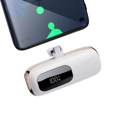 China Mini Portable Charger 4500mAh Power Bank with Built-in Stand for iPhone Samsung for sale