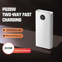 China 20000mAh PD 20W Fast Charge Power Bank Portable USB C Battery Pack for sale