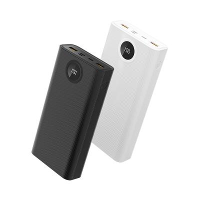 China 30000mAh PD 20W Fast Charge Power Bank Fireproof ABS PC VO Grade Portable Battery Pack for sale