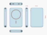 China Slim Magnetic Power Bank 10000mAh Fast Charging Portable Battery with Mag-Suction Tech for sale
