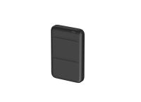 China 10000mAh Magnetic Wireless Power Bank Type C Portable Charger with Leather Holder for sale
