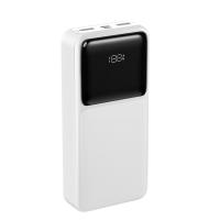 China Amjor 20000mAh Built In Cable Power Bank Portable Charger with Lightning and Type C Cable for sale
