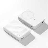 China Fireproof Magnetic Power Bank 10000mAh Li-Polymer Wireless Charger 5W 7.5W for sale