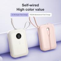 China 10000mAh PD20W Mini Power Bank Portable Charger 21700 Battery Fast Charging for sale