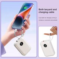 China Mini Power Bank 5000mAh Wireless Fast Charging Portable PD Power Bank with Type-C Output 5V 2.4A for sale