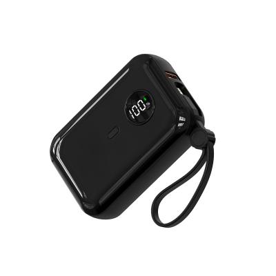 China Custom Mini Power Bank 5000mAh Type-C 5V/2.4A Output ABS PC Wireless Charging for sale