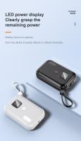 China 5000mAh Mini Power Bank Wireless Charging Type C Input 5V 2.4A Portable Phone Charger for sale
