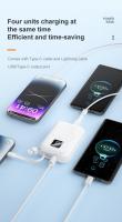 China 5000mAh Mini Power Bank Wireless Charging Type C Input 5V 2.4A Portable Phone Charger for sale