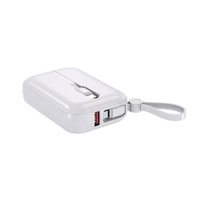 China 10000mAh Mini Power Bank PD22.5W Fast Charging Portable Battery Pack OEM Custom for sale