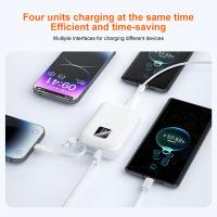 China Custom Mini Power Bank 10000mAh PD22.5W Fast Charging Portable ABS 21700 Battery for sale