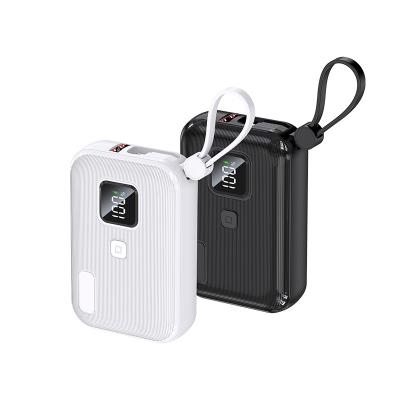 China 21700 Battery Mini Power Bank 10000mAh 22.5W PD Fast Charging ABS OEM for sale