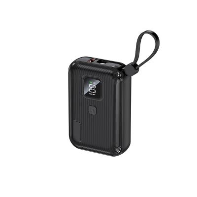China 180g Lightweight 10000mAh Mini Power Bank 21700 Battery PD22.5W Fast Charging for sale