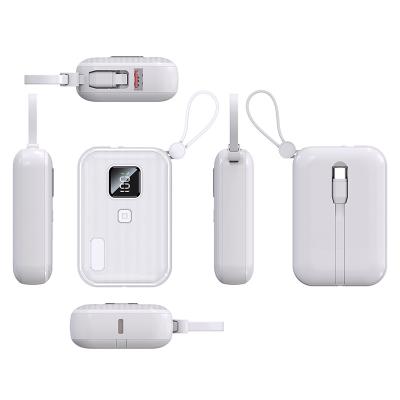 China OEM 10000mAh PD22.5W Mini Power Bank 21700 Battery 180g for sale