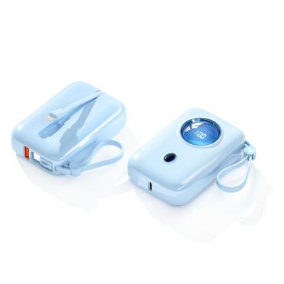China 10000mAh Mini Power Bank Lightweight With Type C Input PD22.5W for sale