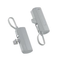 China 10000mAh 5V/2A Black Tail Plug Power Bank OEM ODM Custom Gift for sale