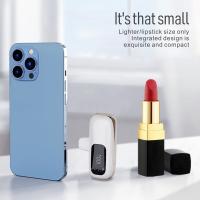 China 101g Lightweight Tail Plug Power Bank 4500mAh 5V 2.1A Fast Charging Portable Capsule Powerbank for sale