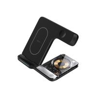 China 3 in 1 Wireless Charging Station 10W Fast Charger for iPhone Samsung AirPods Type C for sale