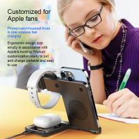 China 3 in 1 Wireless Charging Station 10W Fast Charger for iPhone Samsung AirPods Type C for sale