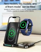 China Custom 3 in 1 Wireless Charger Fast Power Bank 10W with 1m Type-C Cable for sale