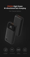China Amjor 20000mAh Lithium Polymer Power Bank 65W Type-C1 30W Type-C2 Output for sale