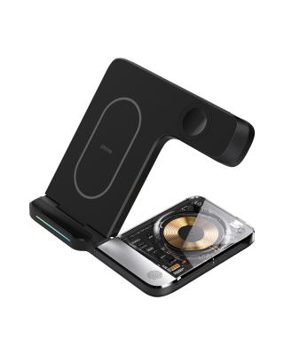China Magnetic 3 in 1 Wireless Charger 20000mAh High Capacity Multi Color Fast Charging Power Bank for sale