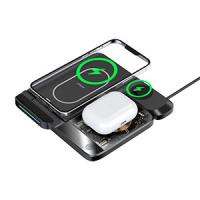 China ODM OEM 3 in 1 Wireless Charger Powerbank 110-205KHz 2-8mm Charging Distance for sale