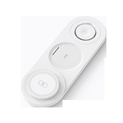 China AMJOR AJ-B35 3 in 1 Wireless Charger 15W Fast Charging Station for iPhone Apple Watch AirPods for sale
