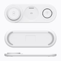 China 3 In 1 Wireless Charger 15W Fast Charging Station with Type C Cable for Multi Device for sale