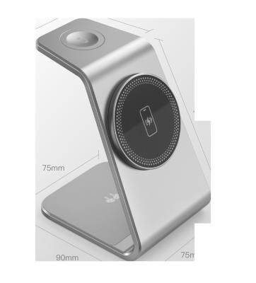 China 3 in 1 Wireless Charger 15W Fast Charging Station for Phone Watch AirPods for sale