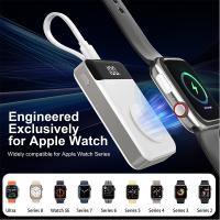 China Custom 3000mAh Smartwatch Power Bank Lithium Ion Battery Black White for sale