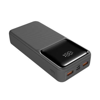 China 20000mAh Power Bank with Built-in Lightning Cable 149.2x69.3x30.4mm Fireproof ABS PC for sale