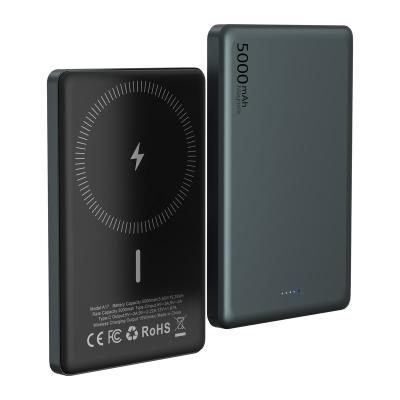 China Magnetic Power Bank 10000mAh Wireless Charger 15W Fast Charge with Overcharge Protection for sale