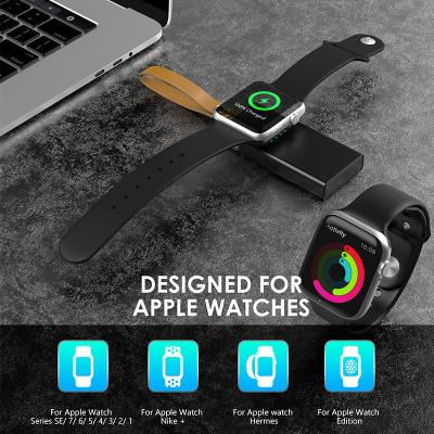 China Black Portable Lithium Ion Smartwatch Power Bank 1000mAh 5V/1A for sale