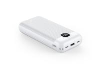 China 22.5W Fast Charge Power Bank 10000mAh Portable Micro USB PD 20W Blue White for sale