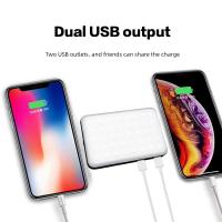 China 30000mAh PD22.5W Lithium Polymer Power Bank with LED Indicator Black White for sale
