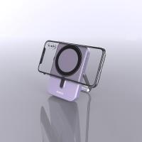 China Magnetic Wireless Power Bank 10000mAh Aluminum Alloy Type C Input Li Polymer Battery for sale
