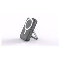 China 5000mAh Magnetic Power Bank Li Polymer Wireless Output 15W Type C PD22.5W Blue White for sale