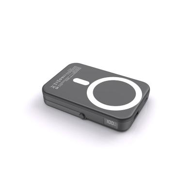 China Amjor 5000mAh Magnetic Power Bank Type-C 5V/2.4A Fast Charging Portable Battery for Universal Devices for sale