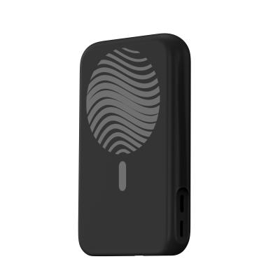 China Custom Magnetic Power Bank 10000mAh Li-Polymer 15W Wireless Fast Charging Portable for sale