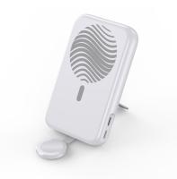 China Li Polymer Magnetic Power Bank 10000mAh Wireless Charger Type C 5V/3A 15W for sale