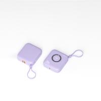 China Mini 10000mAh Power Bank Type C 5V 2.4A Wireless 5W 7.5W Fast Charging for sale