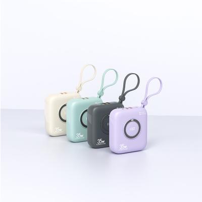 China 10000mAh Mini Power Bank 5W Wireless Output Lightweight Portable Charger for sale