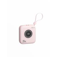 China Mini 10000mAh Power Bank Type C 5V 2.4A Wireless 5W 7.5W Fast Charging for sale