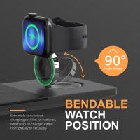 China 10W/7.5W/5W Qi Wireless Charger Stand Type C Input 15W Charging Capability for sale