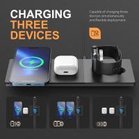 China 10W/7.5W/5W Qi Wireless Charger Stand Type C Input 15W Charging Capability for sale
