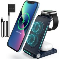 China Custom powerbank wireless with 1m Cable Type C Interface and 2-8mm Charging Distance for sale